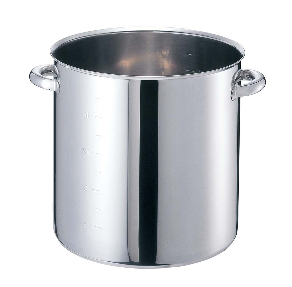 【楽天市場】【ポイント20倍】EBM モリブデンジII 寸胴鍋(目盛付)27cm 蓋無 [江部松商事] 寸胴鍋EBM vol.24[85-1]IH・ガス兼用鍋：厨房の達人