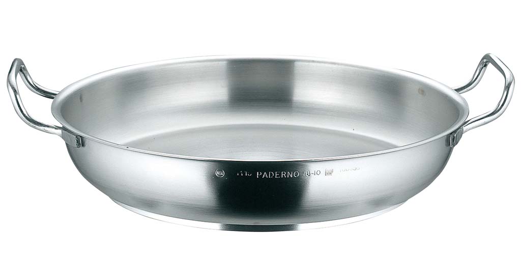 【楽天市場】【ポイント20倍】パデルノ オムレツパン 1115-20cm 電磁 [Sambonet Paderno] オムレツパンEBM vol.24[101-9]IH・ガス兼用鍋：厨房の達人