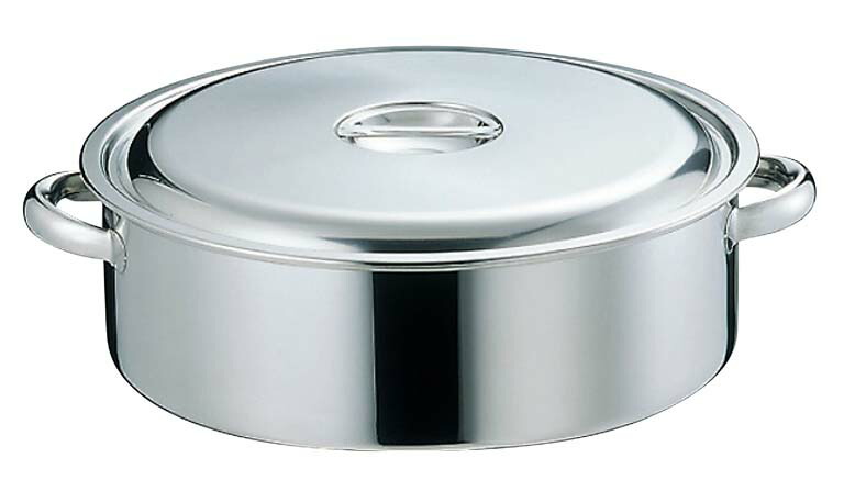 【楽天市場】【ポイント20倍】EBM 18-8 外輪鍋 60cm 手付 EBM vol.25[115-5]ガス専用鍋：厨房の達人