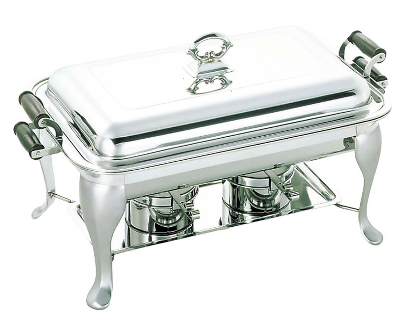 【楽天市場】【ポイント20倍】SW 18-8 木柄 角チューフィングディッシュ シングル 25インチ EBM vol.25[1185-3]ビュッフェ関連：厨房の達人