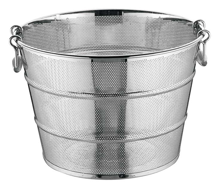 【楽天市場】【ポイント20倍】UK 18-8 パンチング深型揚げざるヨコ補強付 48cm EBM vol.25[442-7]水切り・ザル 09907402：厨房の達人