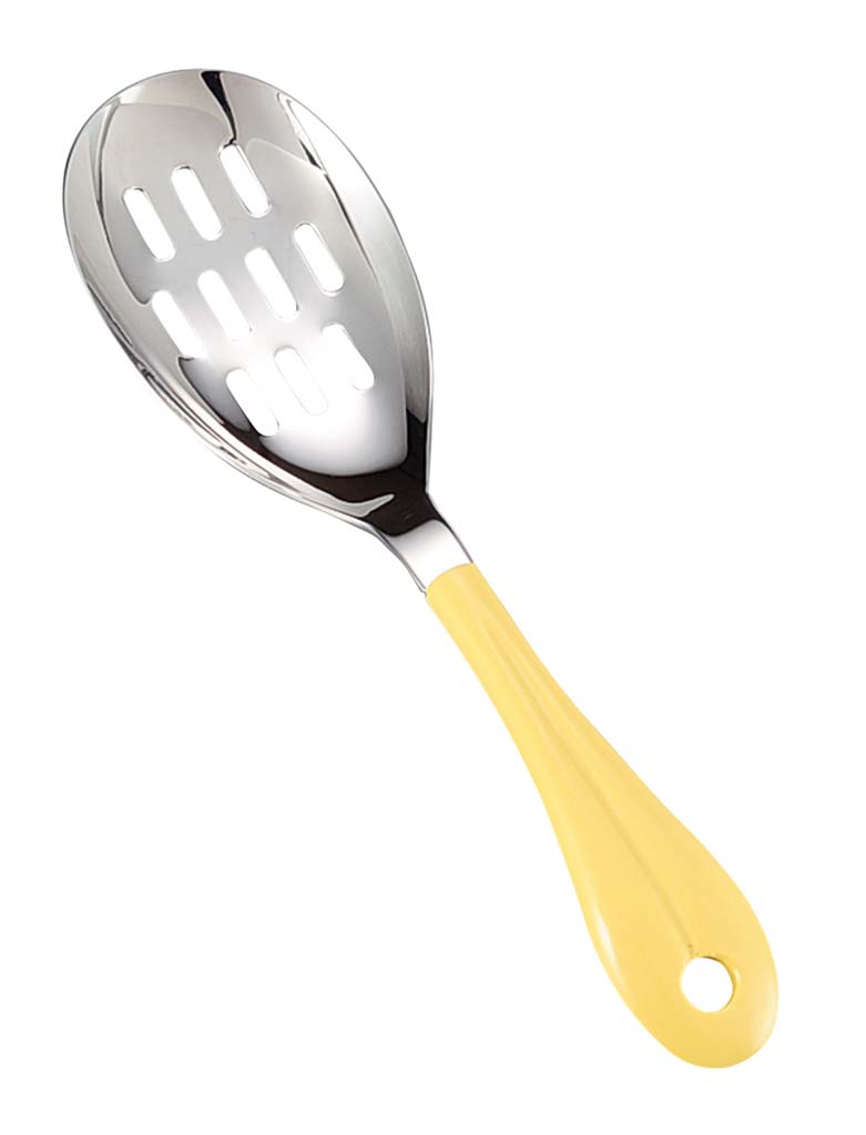 【楽天市場】【ポイント15倍】18-8 楽らく サーバー 穴明き イエロー EBM vol.25[1209-19]宴会・ビュッフェ：厨房の達人