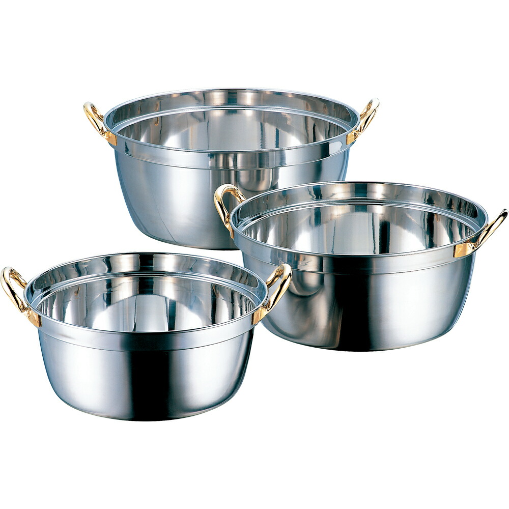 【楽天市場】クラッド段付鍋33cm IH対応 ステンレス業務用鍋：厨房良品 楽天市場店