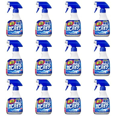 【楽天市場】【12個セット】強力カビハイター 本体 ハンディスプレー 400ml 強力！カビの根まで撃退！浴室用カビとり剤 花王 KAO ...