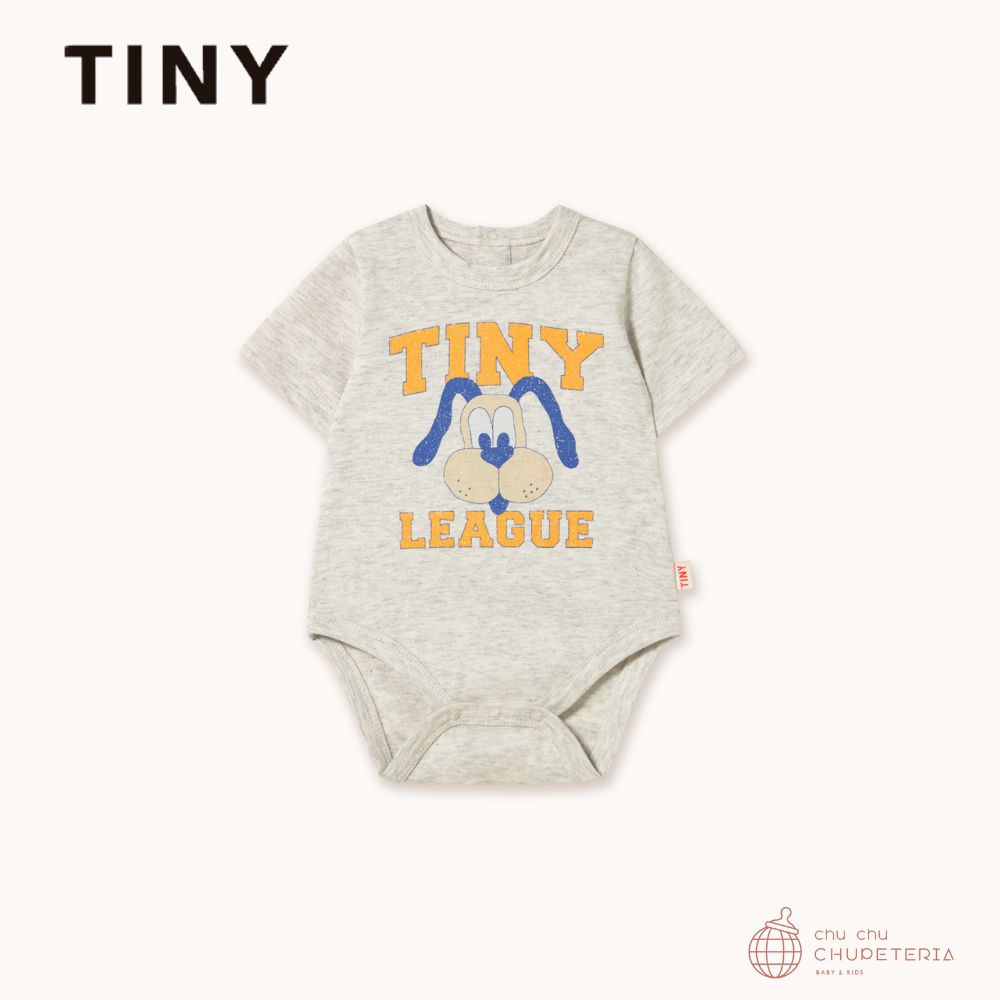 【楽天市場】【TINY COTTONS】DROP1 : TINY LEAGUE GRAPHIC BODY light grey heather ...