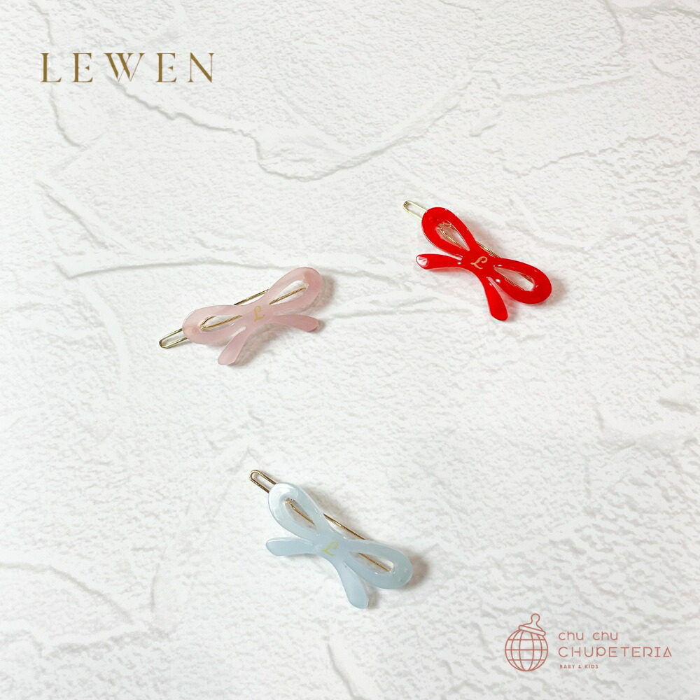 【楽天市場】【lewen】Ribbon Hair Clip：chu chu CHUPETERIA