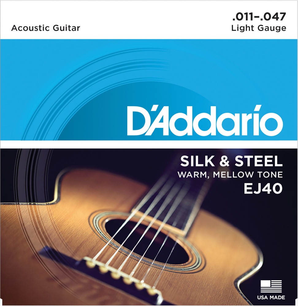 【楽天市場】ダダリオ D'Addario EJ40 SV.Plated Wound 011-047 アコースティックギター弦：chuya ...