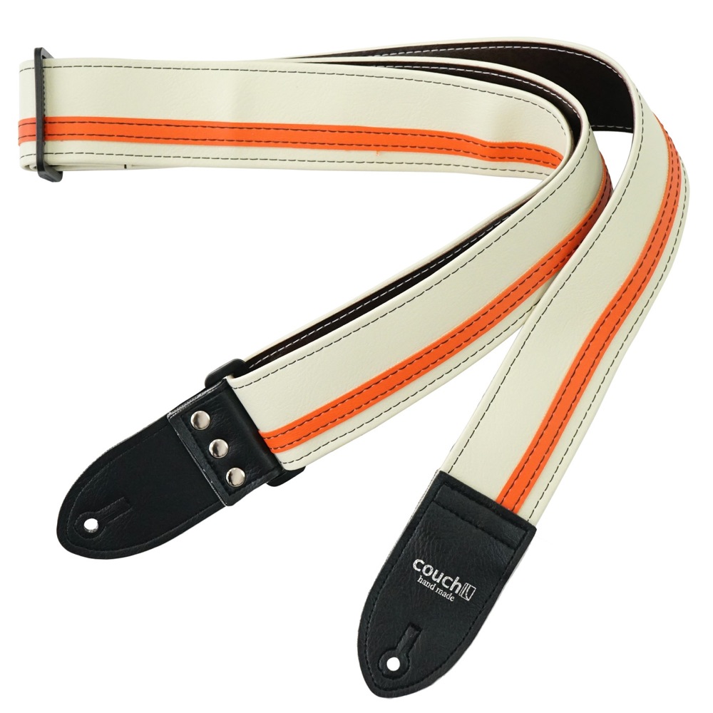 【楽天市場】Couch Racer X White / Orange ギターストラップ：chuya-online チューヤオンライン