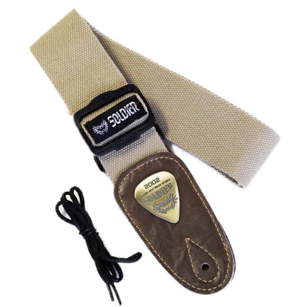 【楽天市場】Soldier Strap ソルジャーストラップ STP-CST-1303 ベージュ ギターストラップ：chuya-online ...