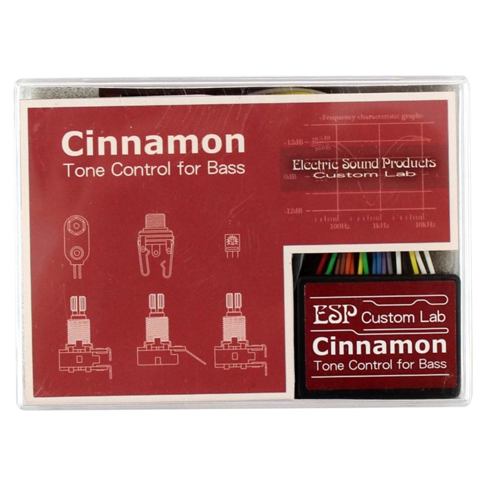 【楽天市場】ESP CINNAMON/BASS 3BAND EQ ACTIVE CIRCUIT ベースプリアンプ：chuya-online チューヤオンライン