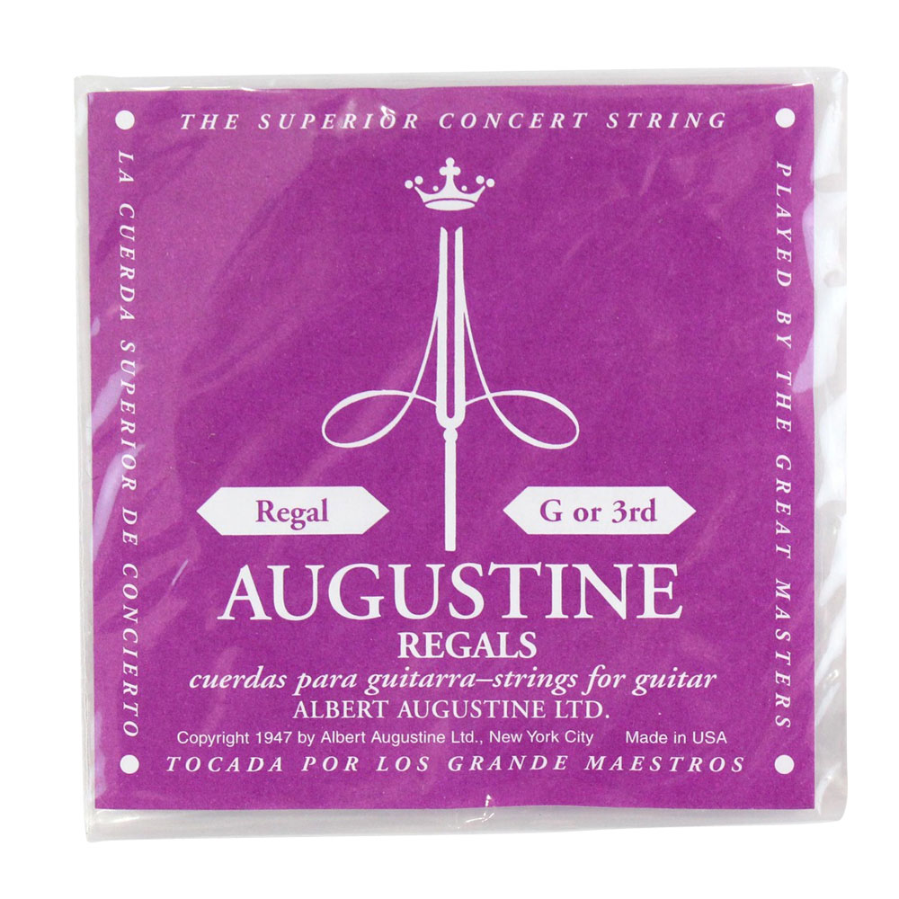 【楽天市場】AUGUSTINE REGAL 3st クラシックギター弦 バラ弦×6本：chuya-online チューヤオンライン
