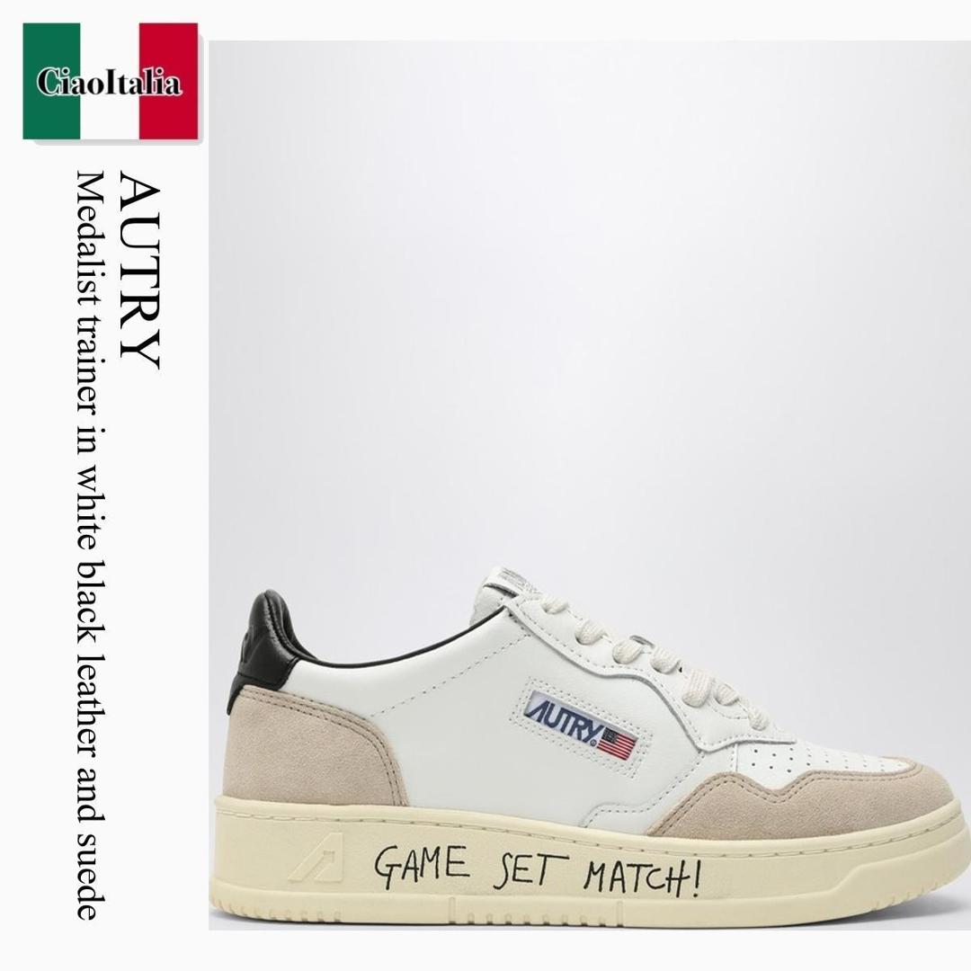 【楽天市場】【数量限定・在庫限り・早い者勝ち！】 オートリー / Autry Medalist Trainer In White Black ...