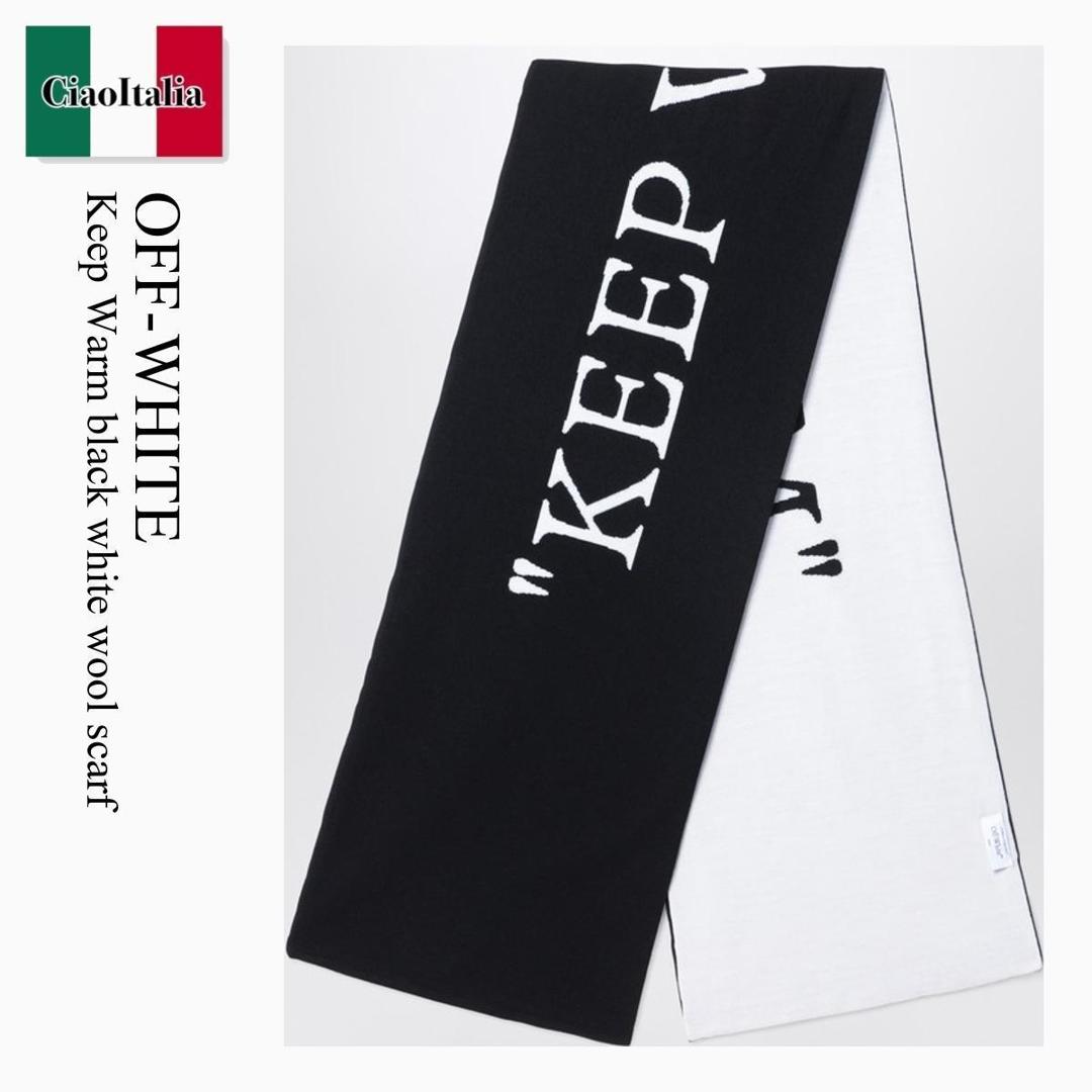 【楽天市場】【数量限定・在庫限り・早い者勝ち！】 オフホワイト / Off-White Keep Warm Black White Wool ...
