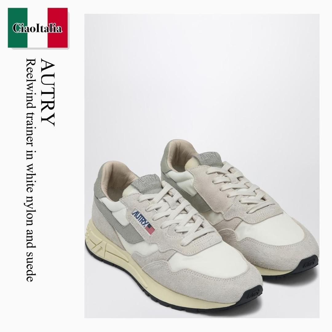 【楽天市場】【数量限定・在庫限り・早い者勝ち！】 オートリー / Autry Reelwind Trainer In White Nylon ...