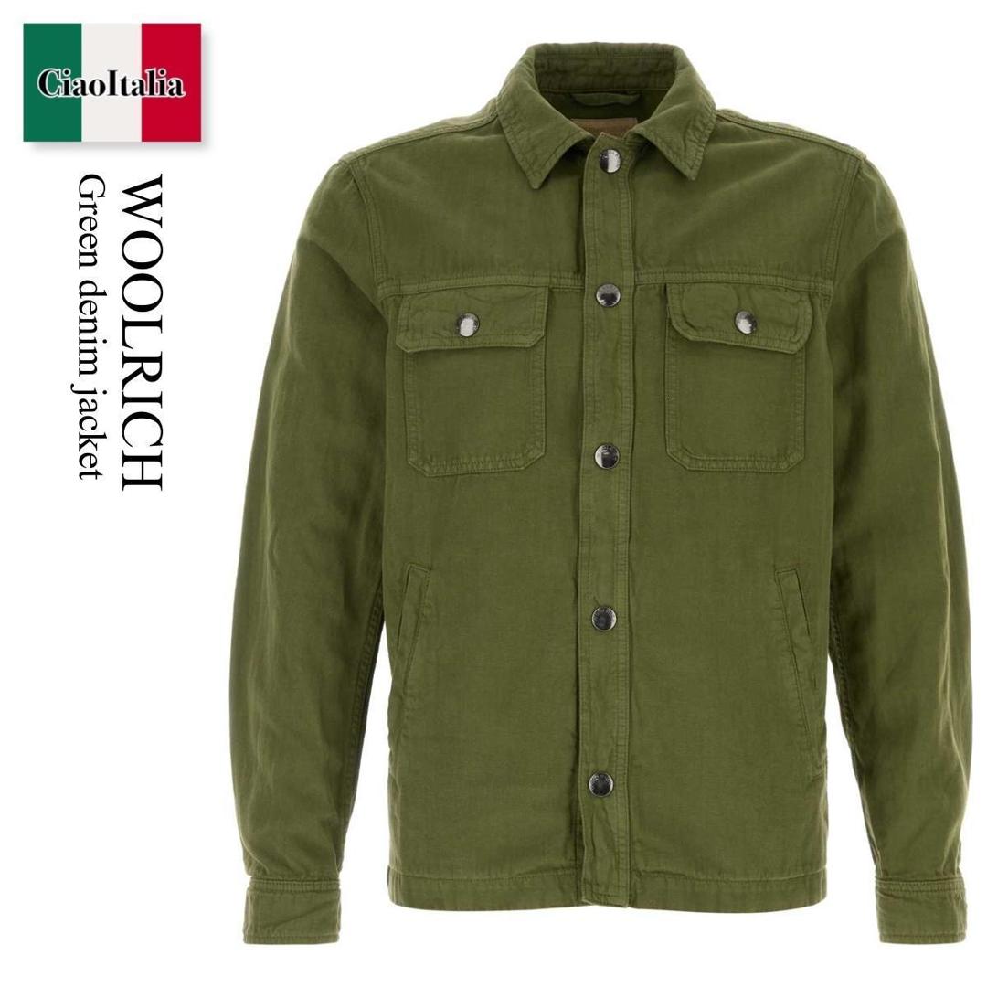 【楽天市場】【数量限定・在庫限り・早い者勝ち！】 ウールリッチ / Woolrich Green Denim Jacket ...