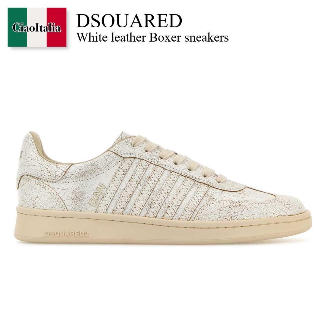 【楽天市場】【数量限定・在庫限り・早い者勝ち！】 ディースクエアード / Dsquared White Leather Boxer ...