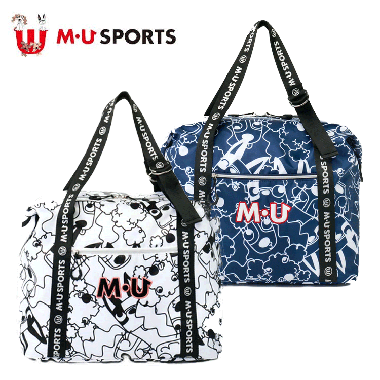 【楽天市場】MU SPORTS MU スポーツ キャラクター パズル柄 ボストンバッグ ゴルフバッグ ボストン 703J1210 【バッグ ...