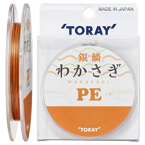 【楽天市場】東レ(TORAY) PEライン 銀鱗 わかさぎ PE 30m 0.2号 2.1kg オレンジ：Ciel de neige