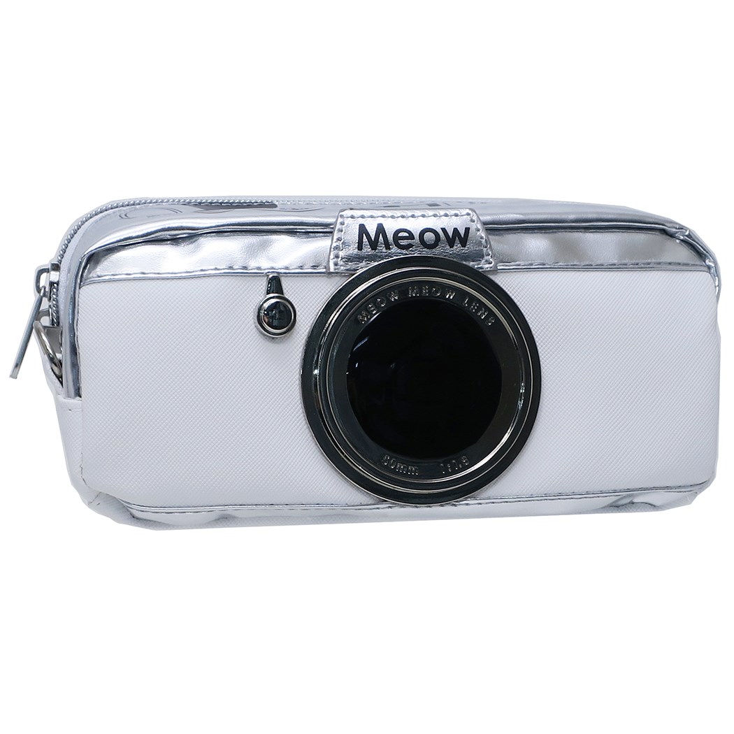 【楽天市場】筆箱 MEOW CAMERA ペンポーチ パロディ ミックス ペンケース ホワイトカメラ カミオジャパン おしゃれ おもしろ 雑貨 ...