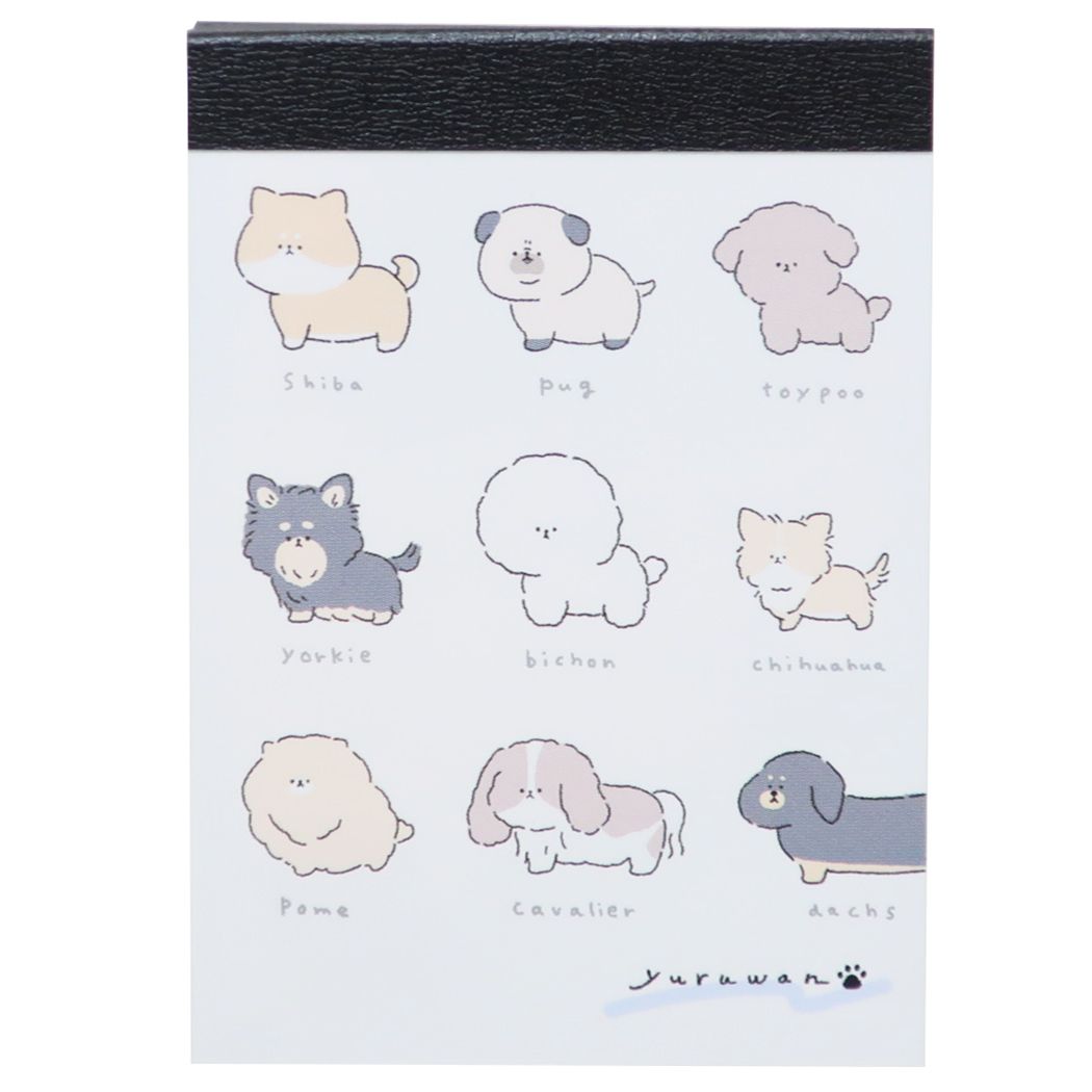 【楽天市場】【ポイント10倍 & クーポン！】YURUWAN メモ帳 ミニミニメモ ミックス 新入学 カミオジャパン 新学期準備文具 かわいい ...