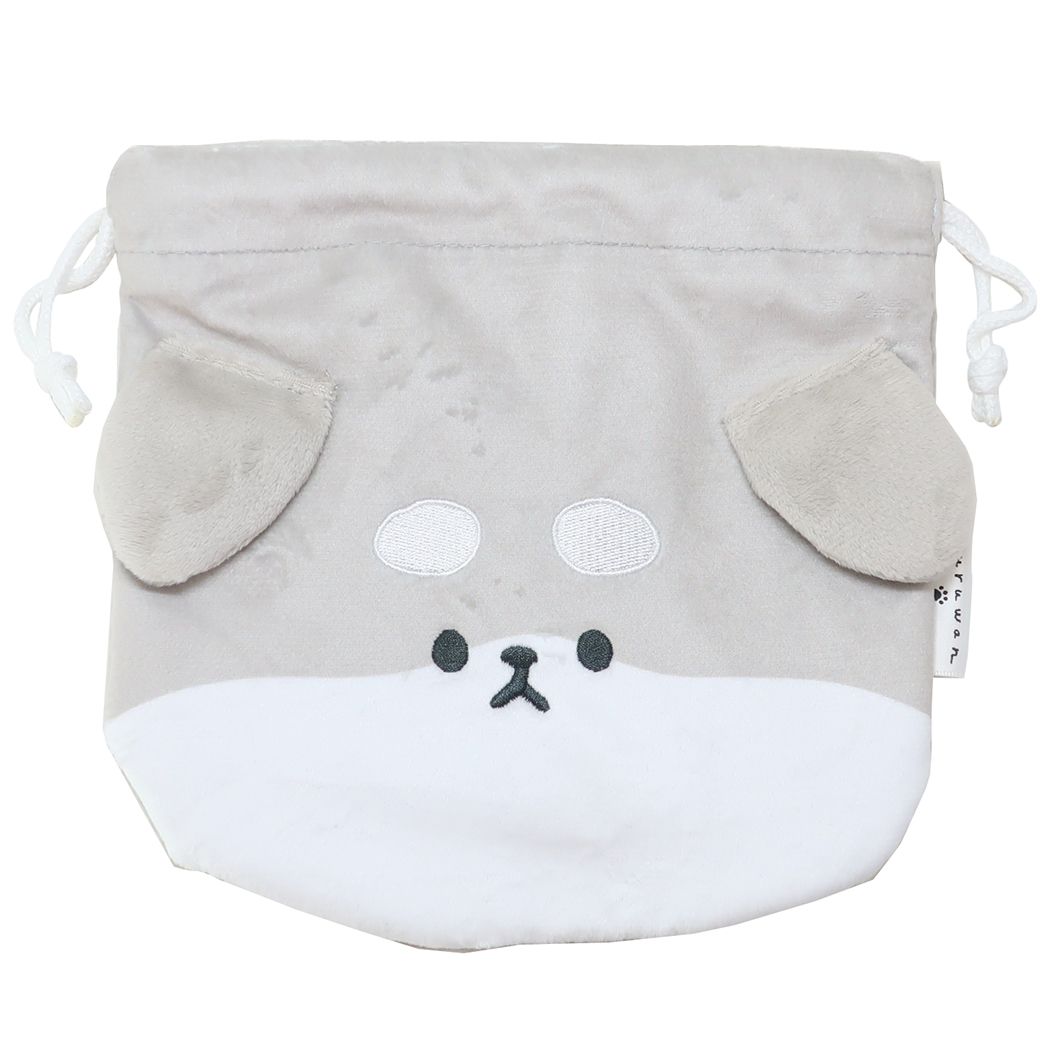 【楽天市場】YURUWAN 巾着袋 ぬいぐるみきんちゃくポーチ シュナウザー カミオジャパン 小物入れ かわいい グッズ メール便可 シネマ ...