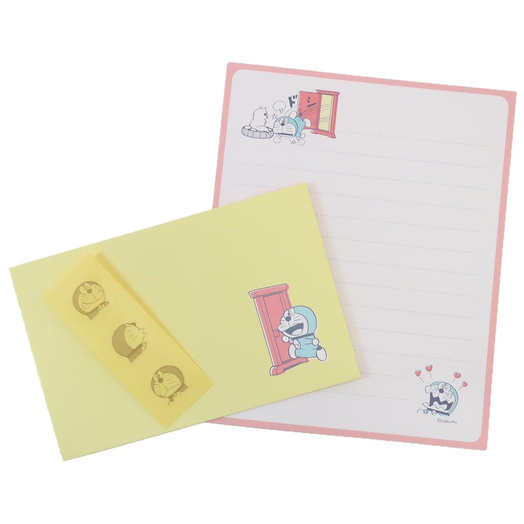 【楽天市場】ドラえもん レターセット 手紙セット どこでもドア 藤子F不二雄 Green Flash 便箋＆封筒 アニメキャラクター グッズ メール便可 シネマコレクション：キャラクターの ...