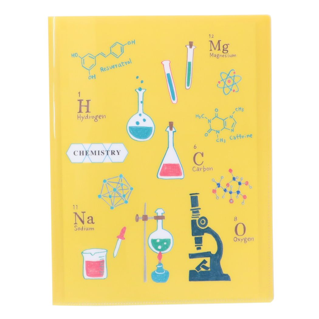 【楽天市場】【ポイント10倍 & クーポン！】STUDY HOLIC ポケットファイル A4クリアブックファイル 化学 Green Flash 新学期準備文具 おもしろ雑貨 グッズ シネマ ...