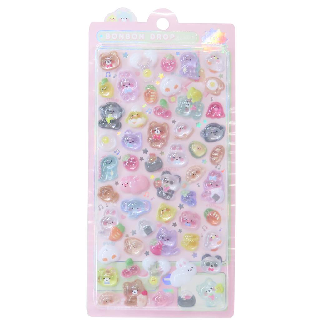 【楽天市場】シールシート ボンボンドロップシール もぐもぐボンボン クーリア デコシール 手帳 お手紙 かわいい グッズ メール便可 シネマ ...