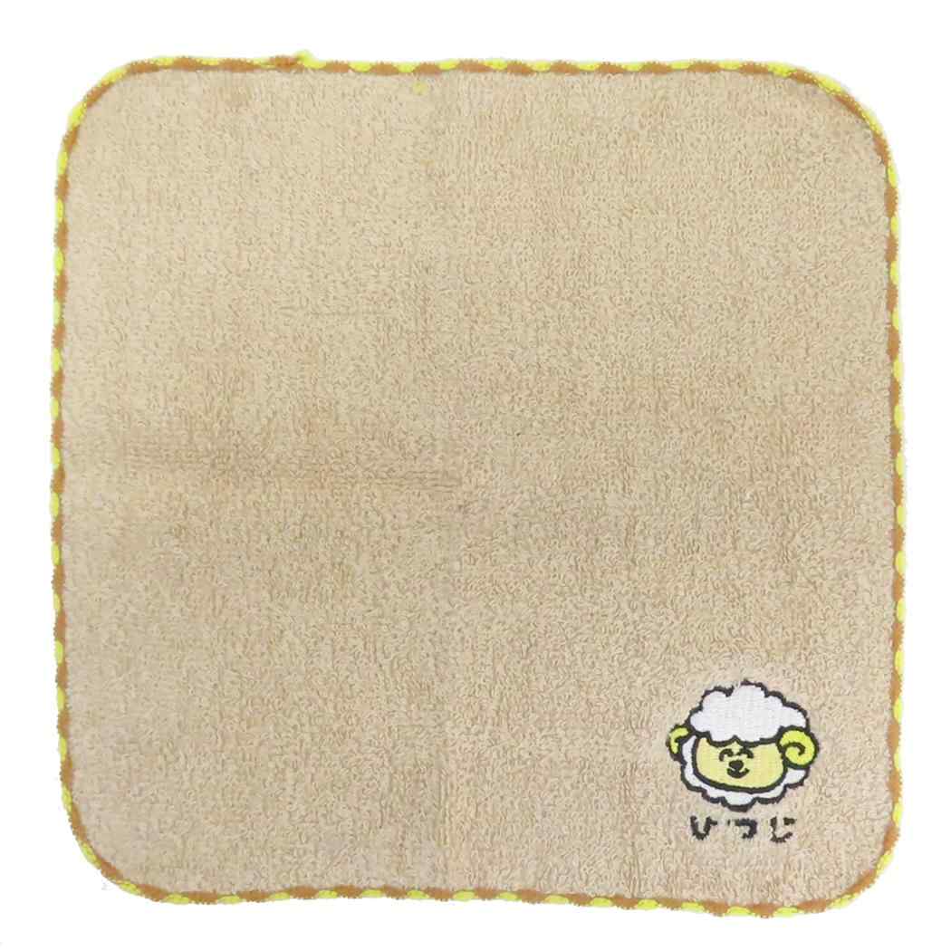 【楽天市場】【ポイント10倍 & クーポン！】おえかきさん ミニタオル ワンポイント刺繍ハンカチタオル ひつじさん オクタニ 汗拭きタオル ...