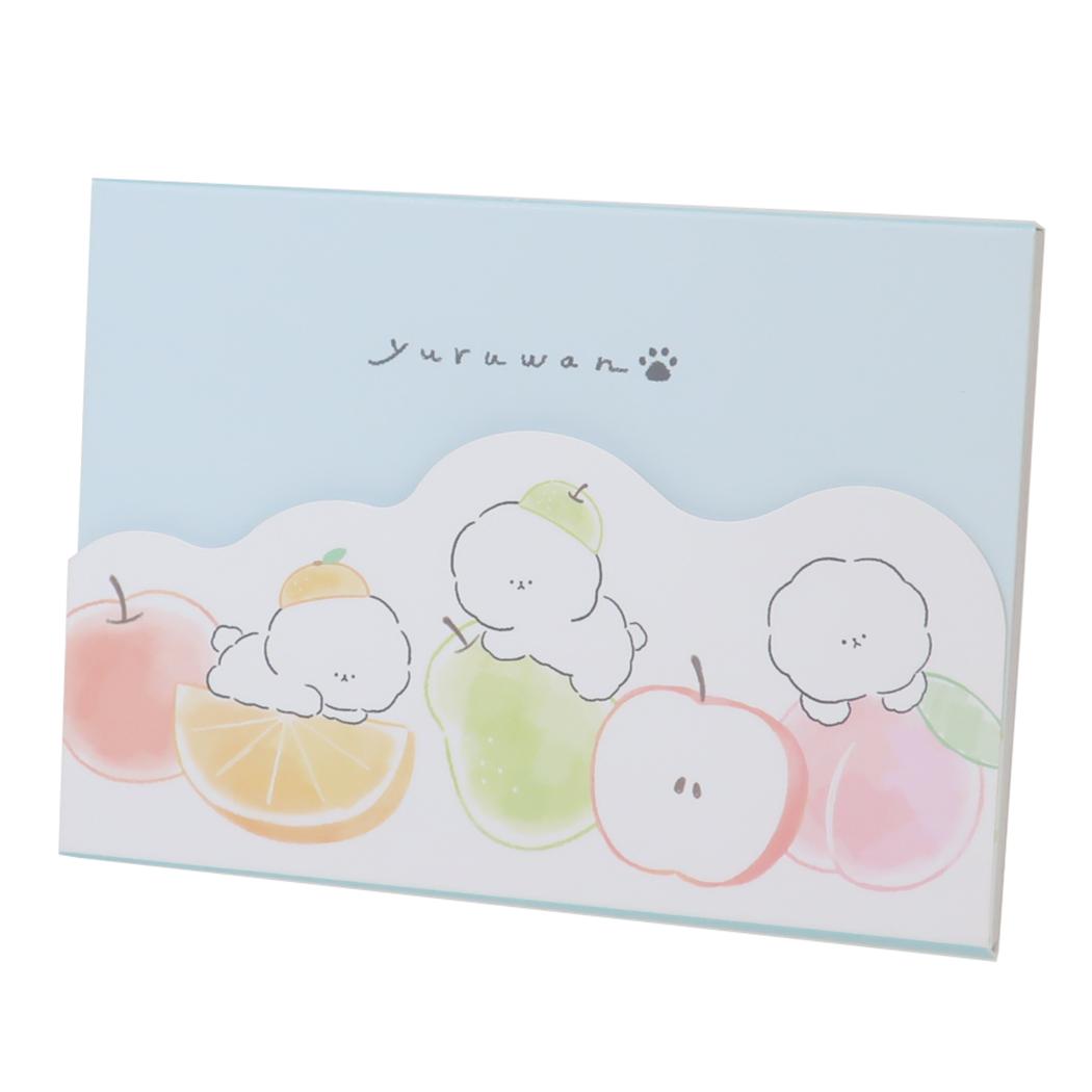 【楽天市場】YURUWAN メモ帳 ダイカットカバー付メモ フルーツ カミオジャパン 新学期準備文具 かわいい グッズ メール便可 シネマ ...