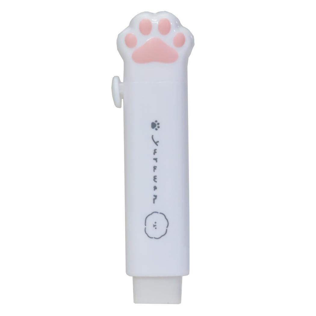 【楽天市場】【ポイント10倍 & クーポン！】消しゴム 肉球スライダー消しゴム YURUWAN フルーツ カミオジャパン 新学期準備文具 ...