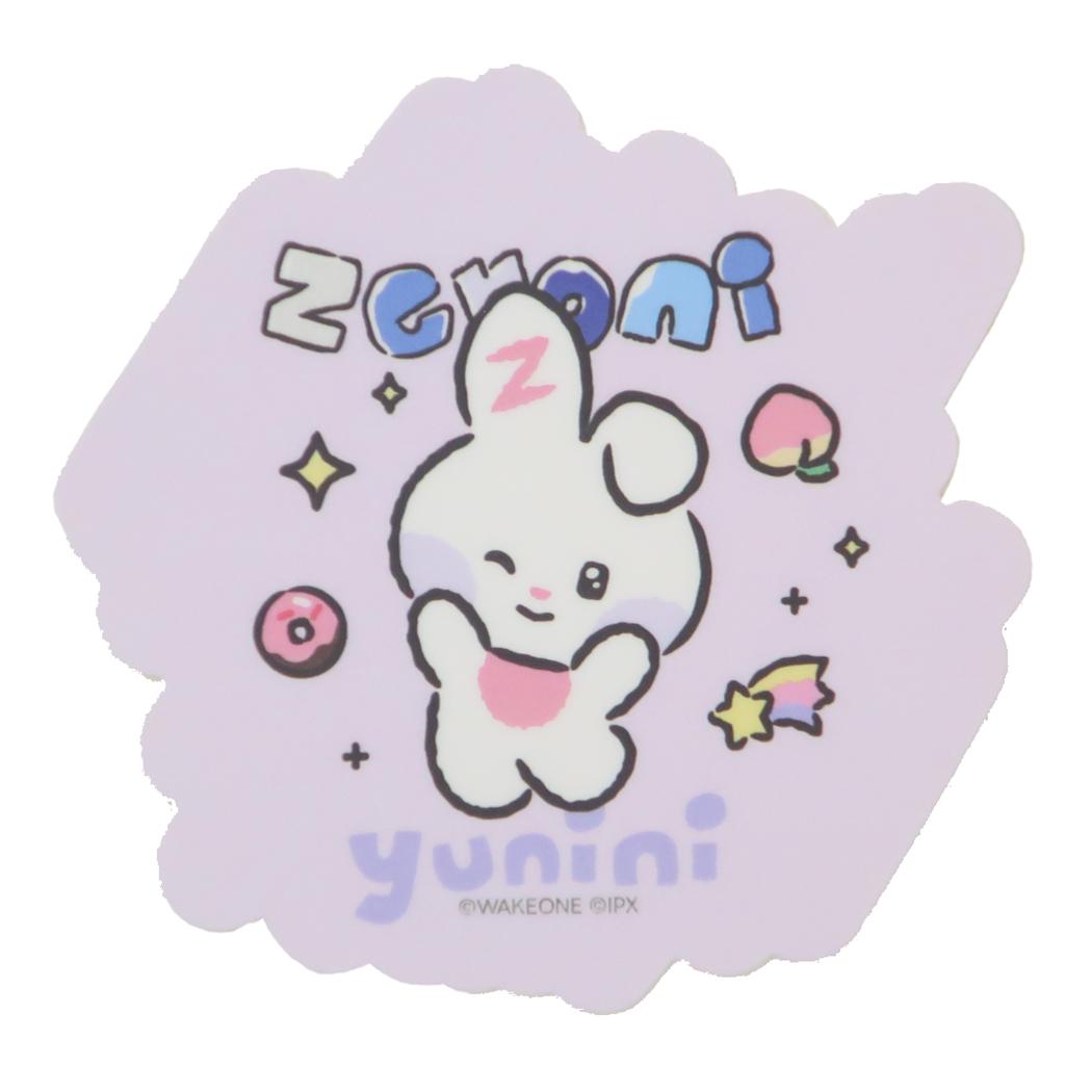 【楽天市場】zeroni ダイカットシール ダイカットステッカーミニ yunini LINE FRIENDS エンスカイ 耐水 スマホ ...