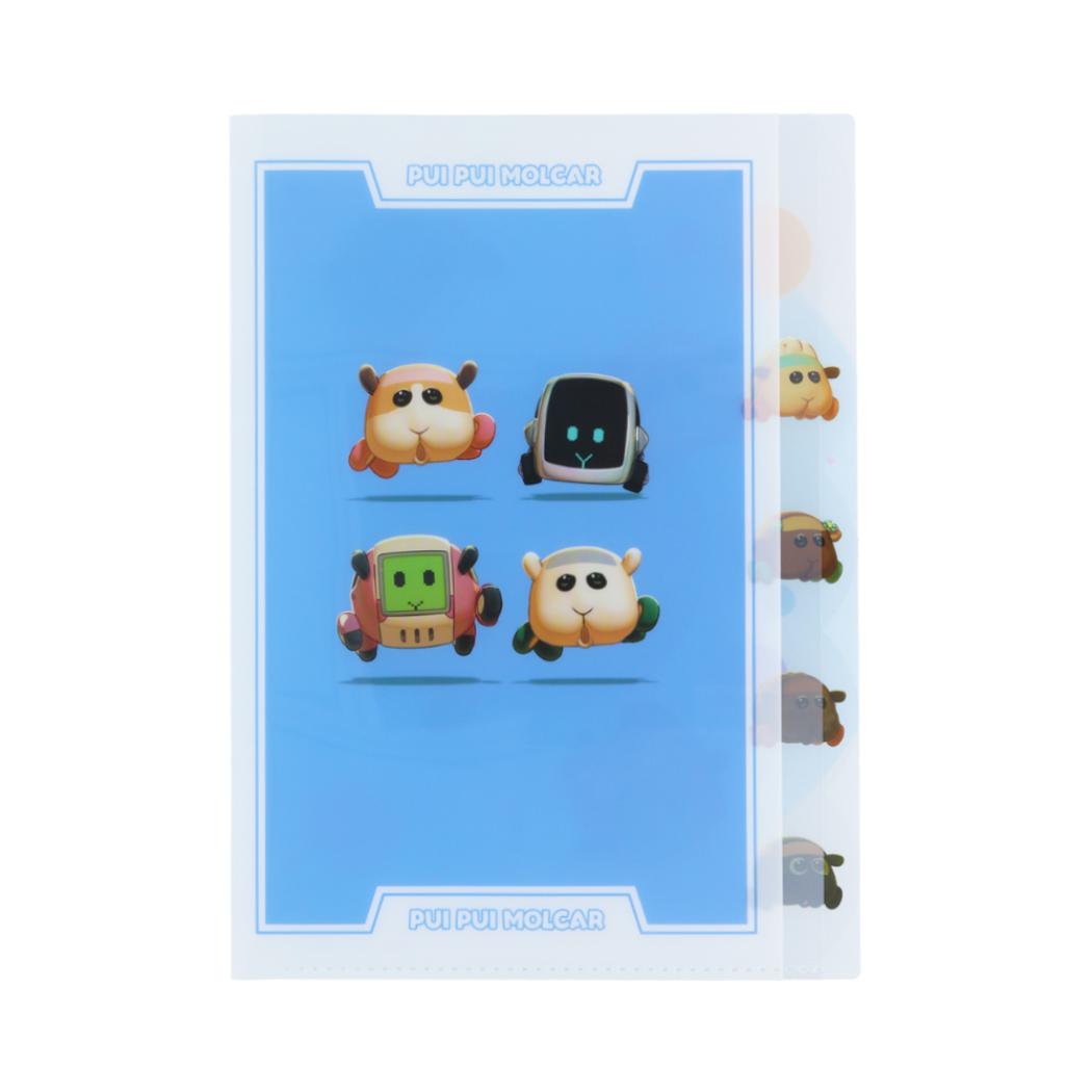 【楽天市場】PUIPUIモルカー ポケットファイル ダイカットクリアファイル5P 5ポケット A4 A 新入学 サンスター文具 新学期準備文具 かわいい キャラクター グッズ メール便可 ...