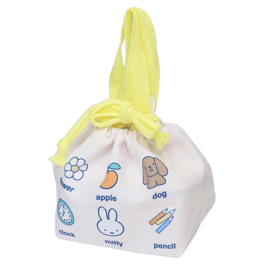 【楽天市場】ミッフィー ランチ巾着 マチ付き巾着 単柄 アイボリー 新入学 ディックブルーナ アートウエルド お弁当入れ 絵本キャラクター ...