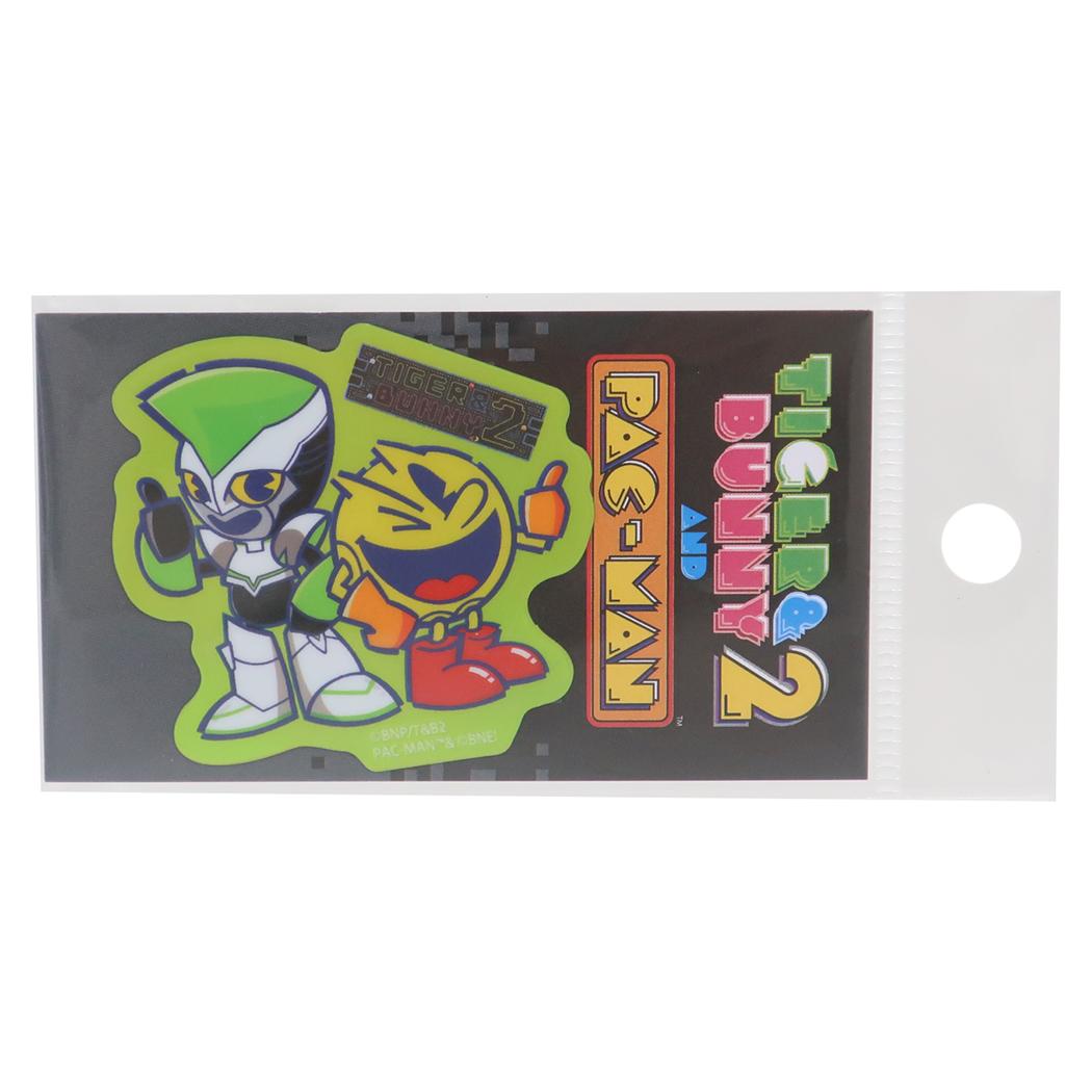 【楽天市場】【ポイント10倍 & クーポン！】TIGER＆BUNNY2 and PAC-MAN ダイカットシール コラボステッカー ホログラム ...