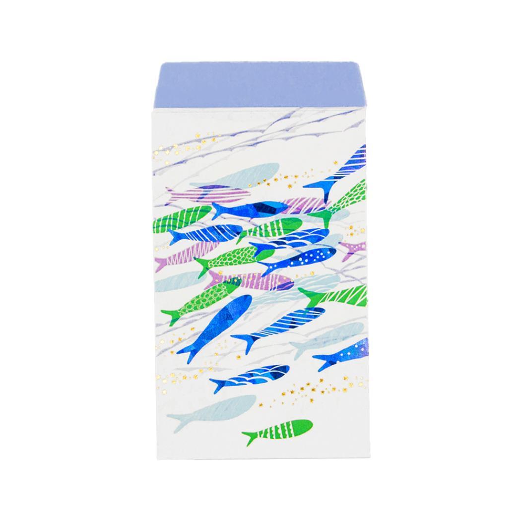 【楽天市場】ROKKAKU x misuzu uta みすゞうた ポチ袋 ぽち袋 2枚入り 大漁 フタバ 箔押し 金子みすゞ お年玉 お盆玉 グッズ メール便可 シネマコレクション ...