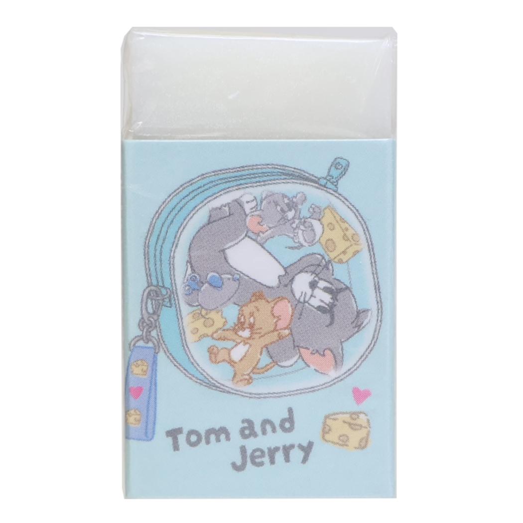 【楽天市場】【ポイント10倍 & クーポン！】トムとジェリー けしごむ まとまる消しゴム cheese pouch ワーナーブラザース カミオ ...