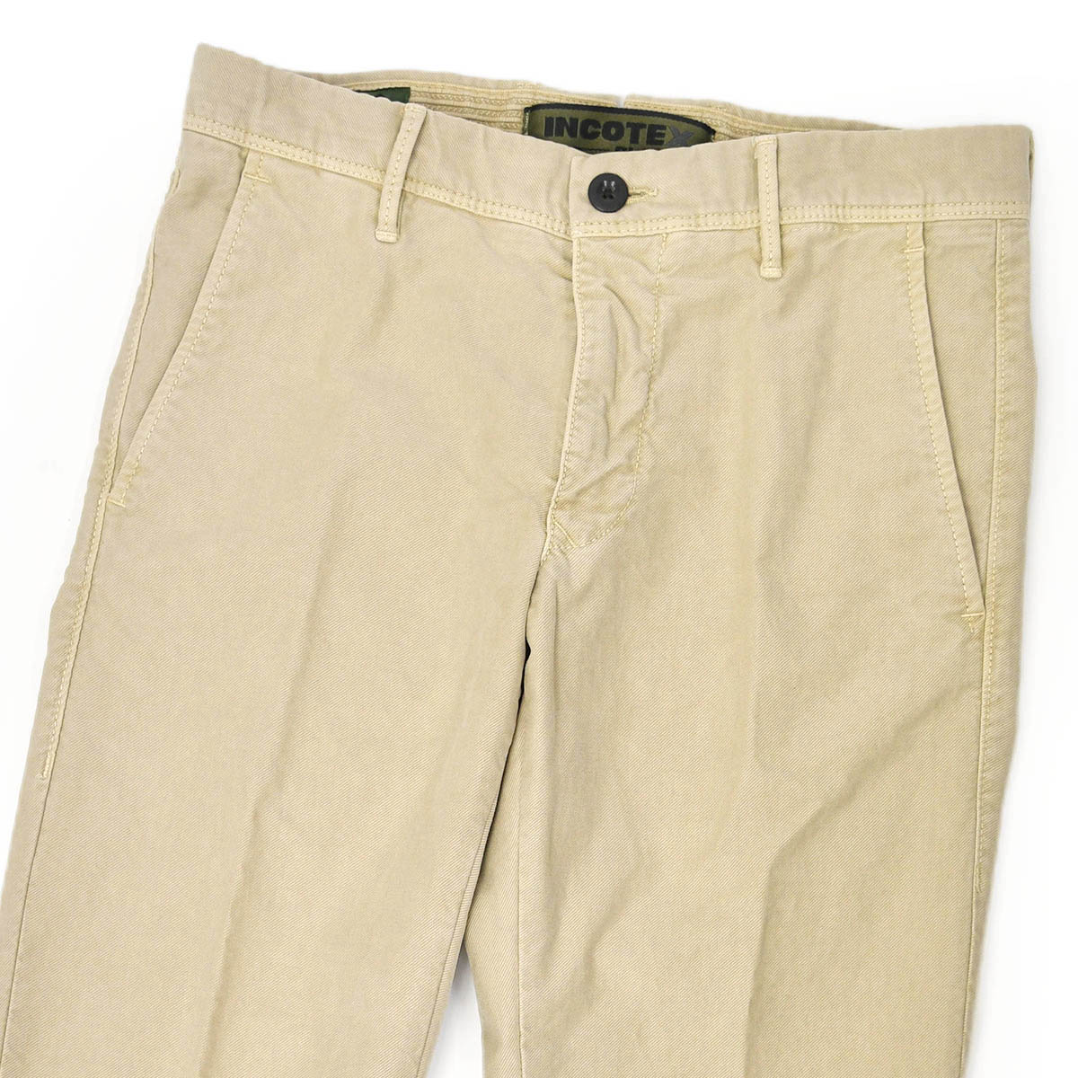 【楽天市場】INCOTEX SLACKS【インコテックス スラックス】ノープリーツパンツ 17S100 4611D 512 コットン ストレッチ ガーメントダイ ベージュ：CINQUE ...
