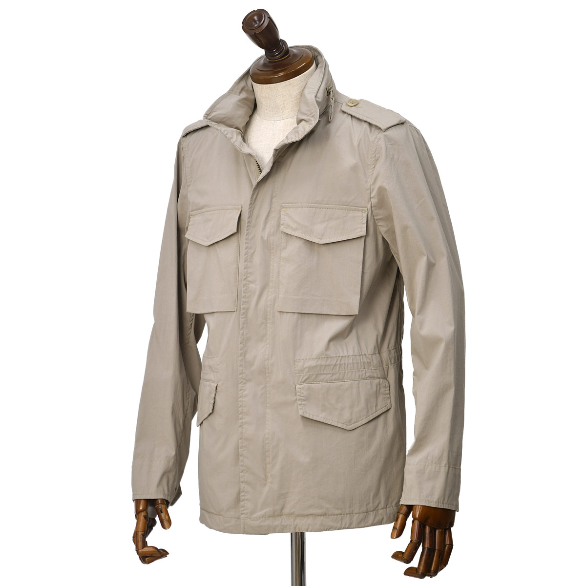 【楽天市場】ASPESI【アスペジ】M-65ブルゾン MINIFIELD COT 4ACG20 P076 1047 コットン ナイロン ストレッチ ベージュ：CINQUE CLASSICO
