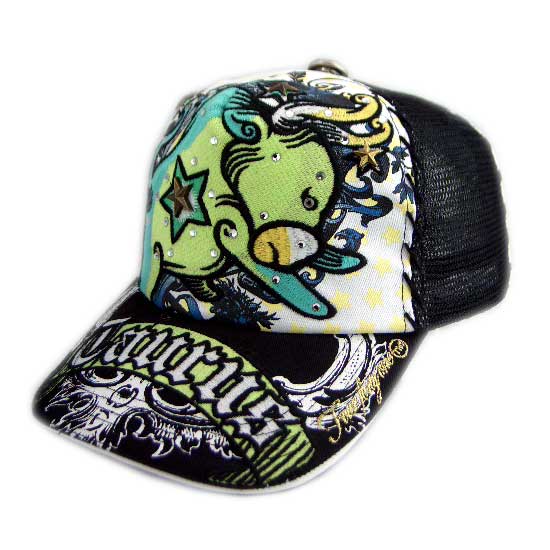 【楽天市場】【SALE】フォー フォーティーワン(4.41) ラインストーンキャップ タウラス(牡牛座) ブラック/ホワイトパネルFOUR ...