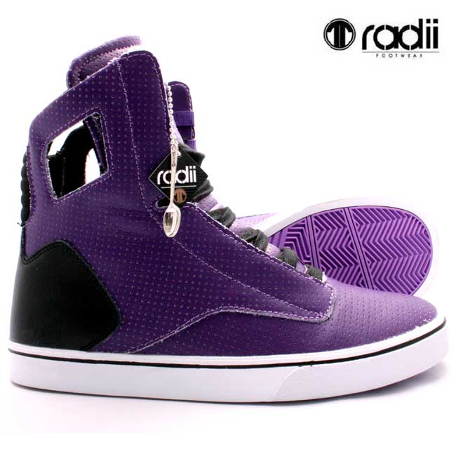 【楽天市場】ラディアイ フットウェア ノーブル FM1026 パープル ブラック パーフRadii footwear NOBLE FM1026 ...