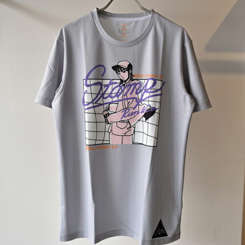【楽天市場】STAMP RUN&CO スタンプ STAMP GRAPHIC RUN TEE (暑ヮ・BE A RUNNER 女子 -GRAY ...