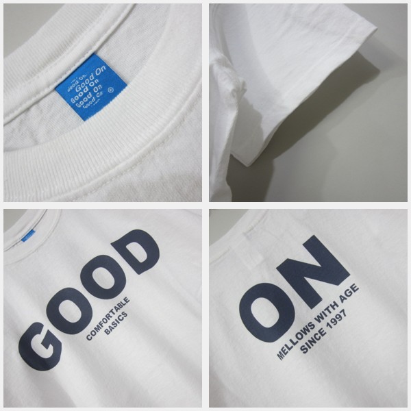 【楽天市場】[メール便可] Good On / グッドオン ["GOOD ON" LOGO S/S TEE][541P][white ...