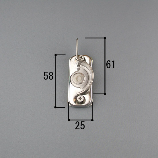 【楽天市場】三協 アルミ 旧立山 アルミ窓・サッシ部品:引違い窓:クレセント（左勝手） 3K0109 (3K0109L0-SI) DIY ...