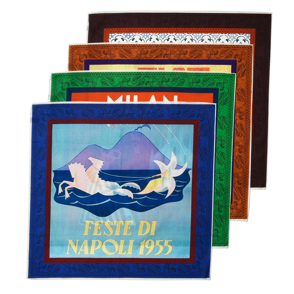 【楽天市場】Spacca Neapolis / スパッカネアポリス コットンプリントバンダナ スカーフ ネッカチーフ：clam楽天市場店