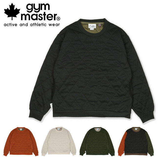 【楽天市場】★gym master ジムマスター キルティングワッフルクルーネック G221716 【 トップス トレーナー ユニセックス ...