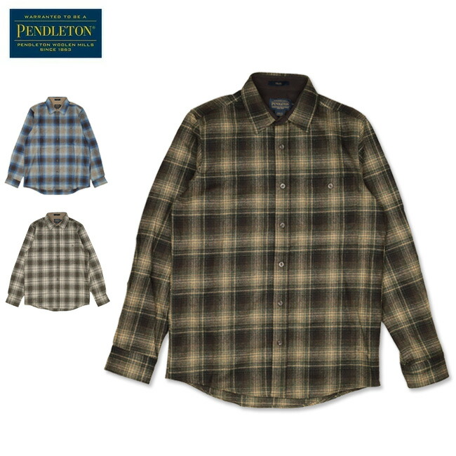 【楽天市場】★PENDLETON ペンドルトン トレイルシャツ RA529 【 スプレッドカラー 長袖 トップス ウール 】：Clapper