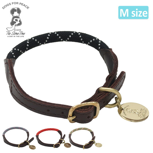 【楽天市場】★DOGS FOR PEACE ドッグスフォーピース CLIMBING ROPE COLLAR M クライミングロープカラーM ...