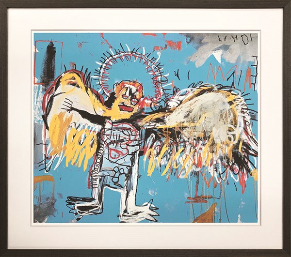 【楽天市場】アートパネル バスキア Jean-Michel Basquiat Untitled (Fallen Angel)1981 IJB ...