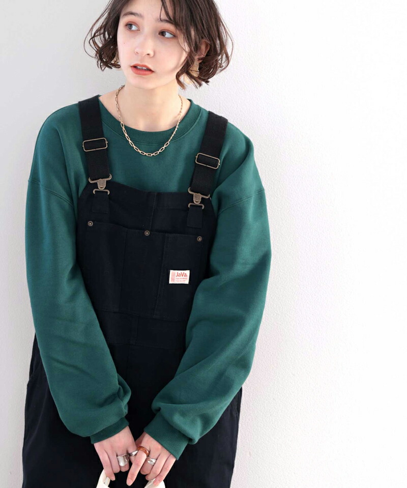 【楽天市場】《javaジャバ コラボ》【family+】送料無料 オーバーオール サロペット レディース 大きいサイズ パンツ オーバーサイズ サロペ レディース 大きいサイズ ゆったり ...